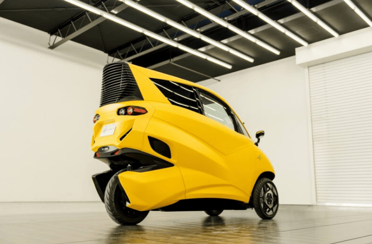 将Toyota i-Road概念转化为城市小型三轮电动车Lean3_搜狐汽车_搜狐网