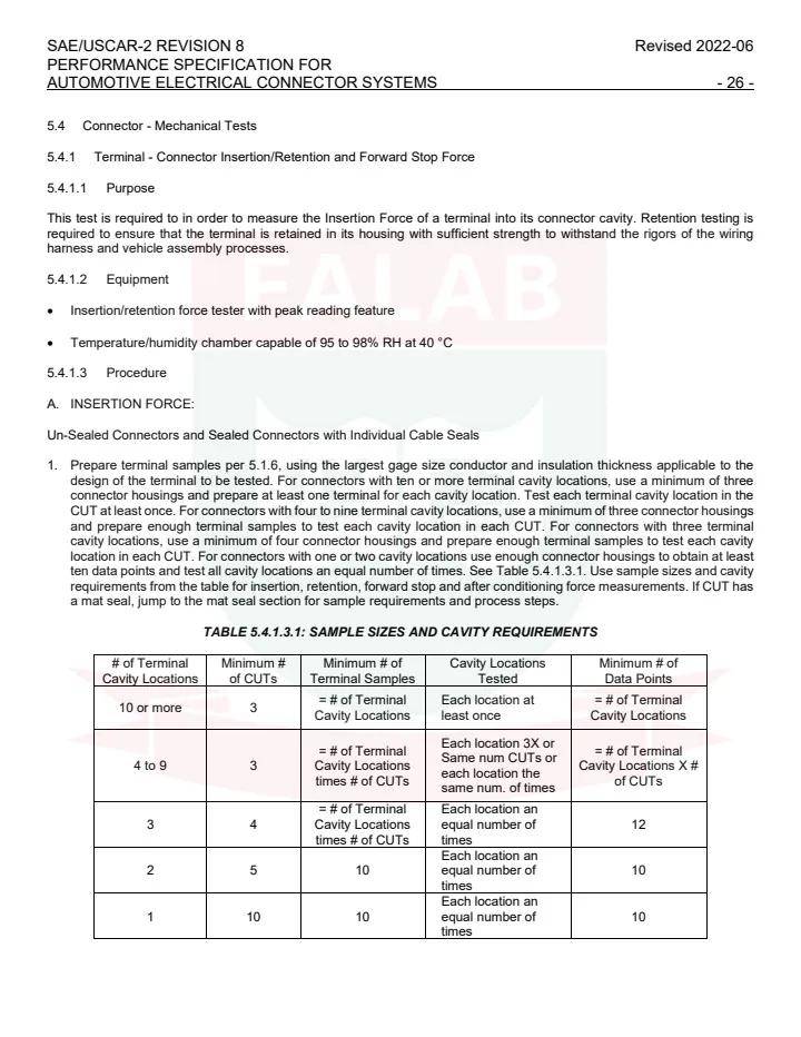 每个连接器人都知道的USCAR-2标准，SAE/USCAR-2 REBISION 8，美系汽车连接器_搜狐汽车_搜狐网