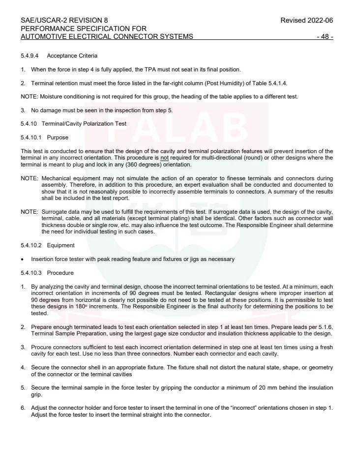 每个连接器人都知道的USCAR-2标准，SAE/USCAR-2 REBISION 8，美系汽车连接器_搜狐汽车_搜狐网