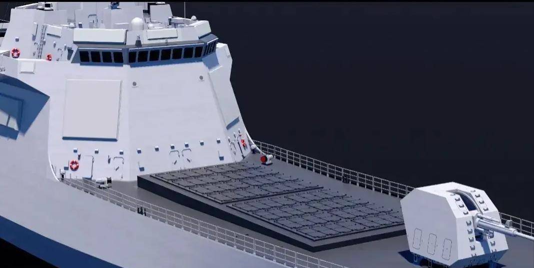 057型驱逐舰，2万吨排水量268个垂发单元，还要啥055？_电磁炮_激光炮_因为