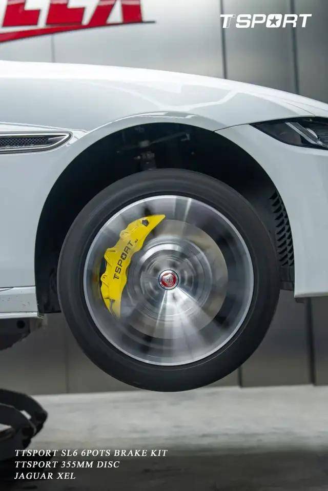 捷豹XEL升级TTSPORT SL6六活塞原装轮毂无需法兰直装_搜狐汽车_搜狐网