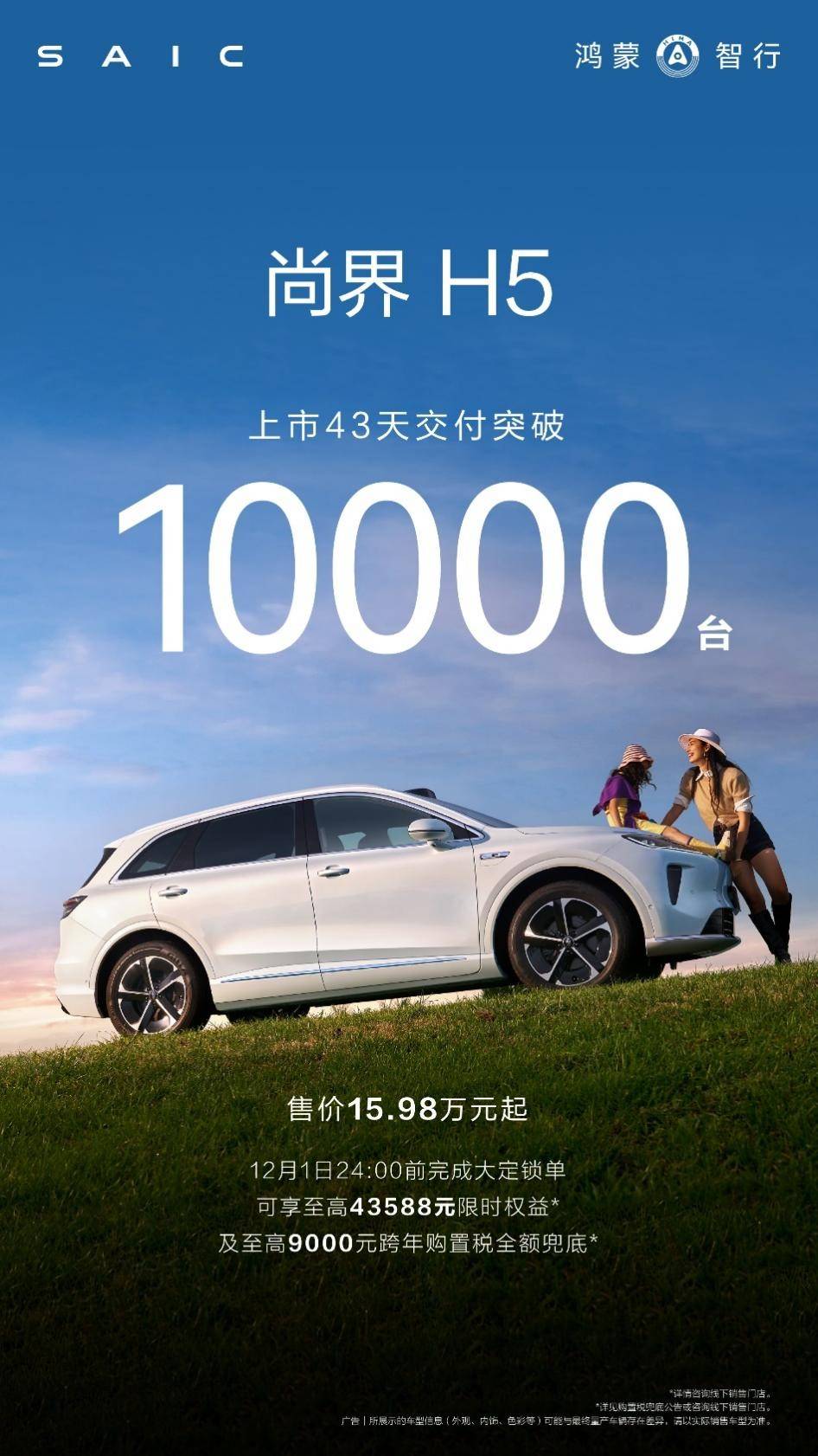 15万级购车一步到位，尚界H5交付破10000台！_搜狐汽车_搜狐网