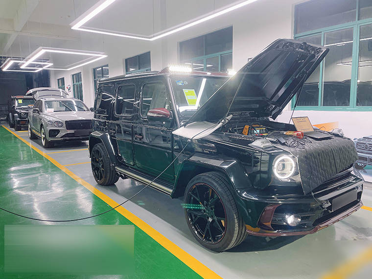 硬派越野奔驰G63刷ecu释放潜在性能助力诗与远方_搜狐汽车_搜狐网