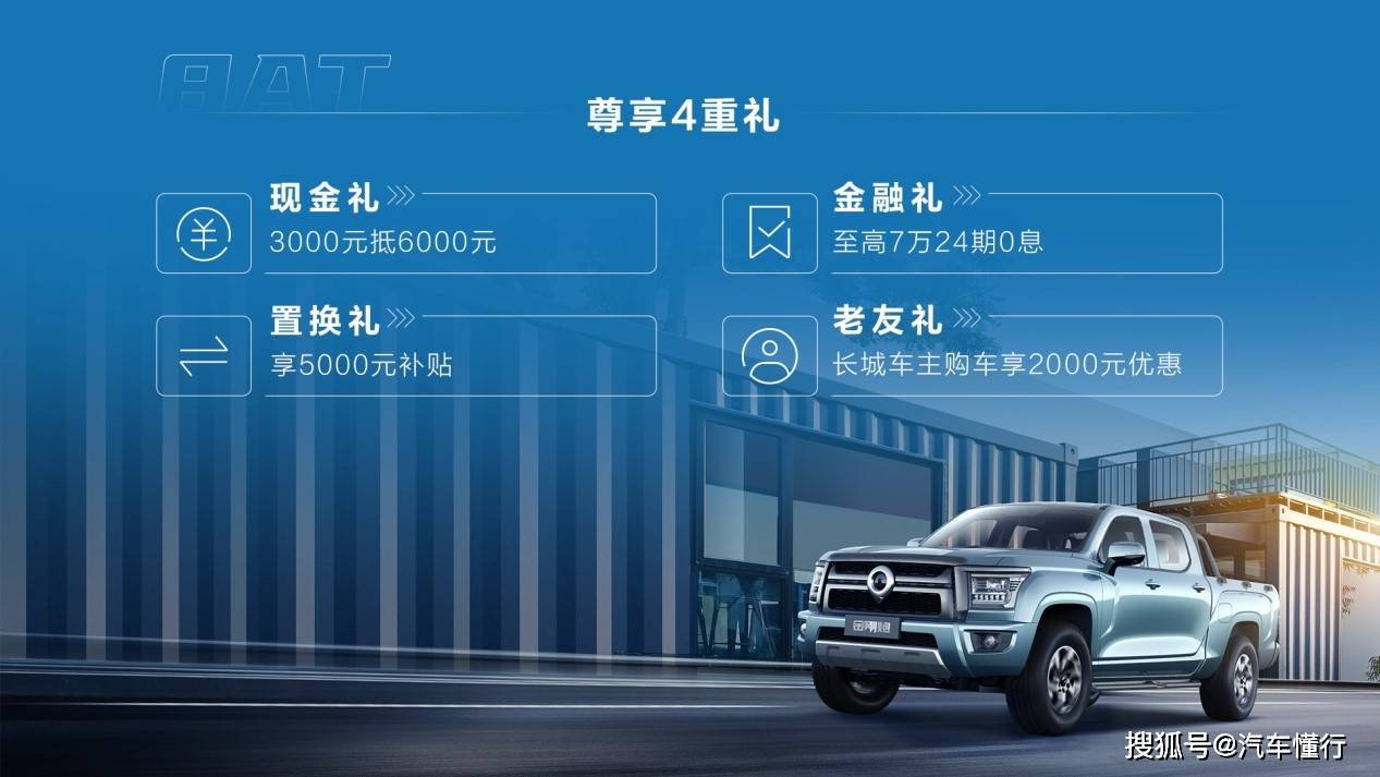 搭载2.0T+8AT黄金动力组合 长城金刚炮8AT上市 售价9.98万元起_搜狐汽车_搜狐网