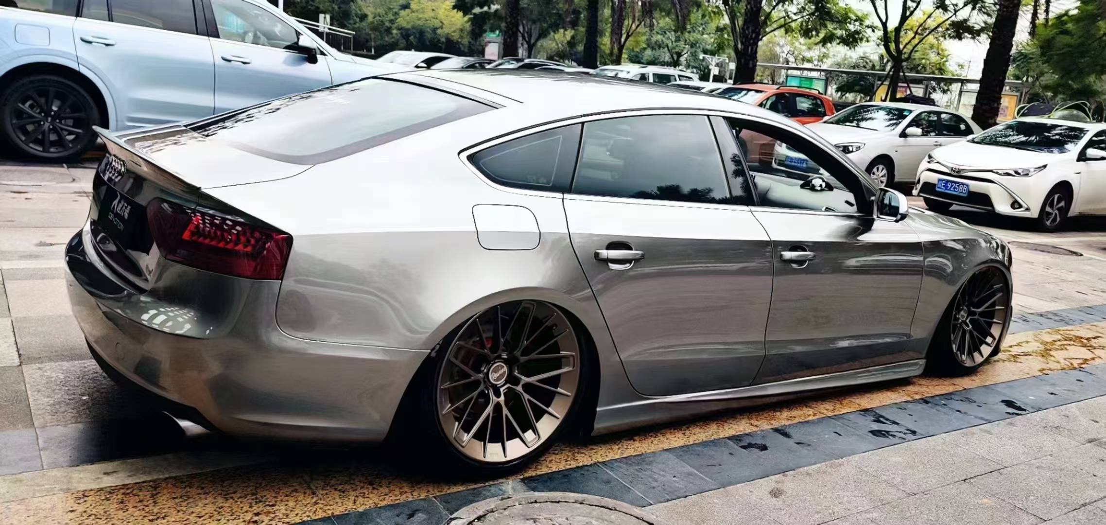 气动美学：奥迪A5的AIRBFT避震改装秀_搜狐汽车_搜狐网