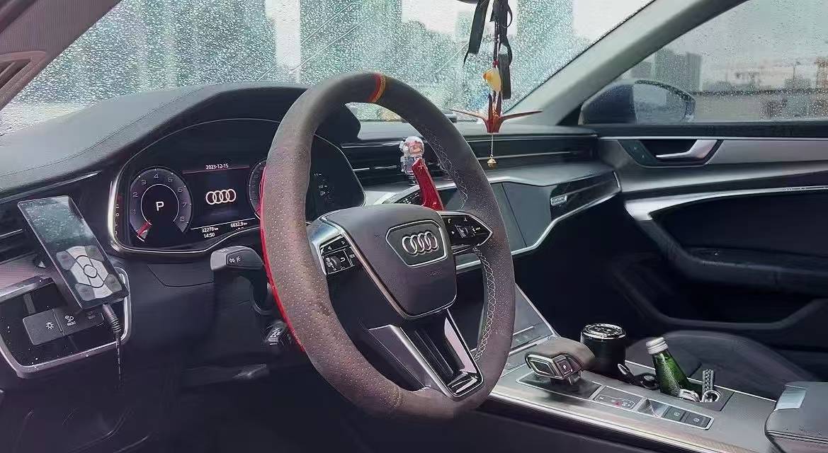 奥迪A6旅行版气动避震改装：AIRBFT低趴风格来袭_搜狐汽车_搜狐网