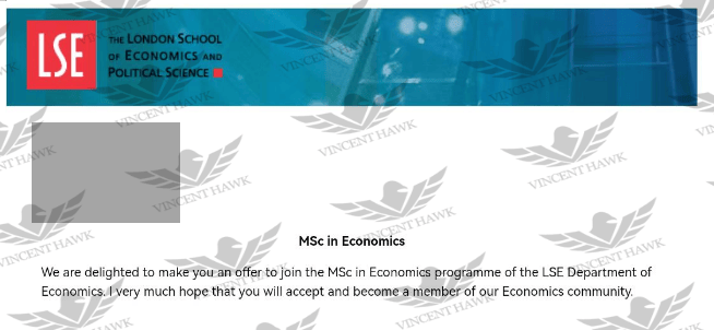2024 VH Offer | LSE两项目Offer到，恭喜VH学员斩获Econ及GMiM录取_经济学_课程_全球