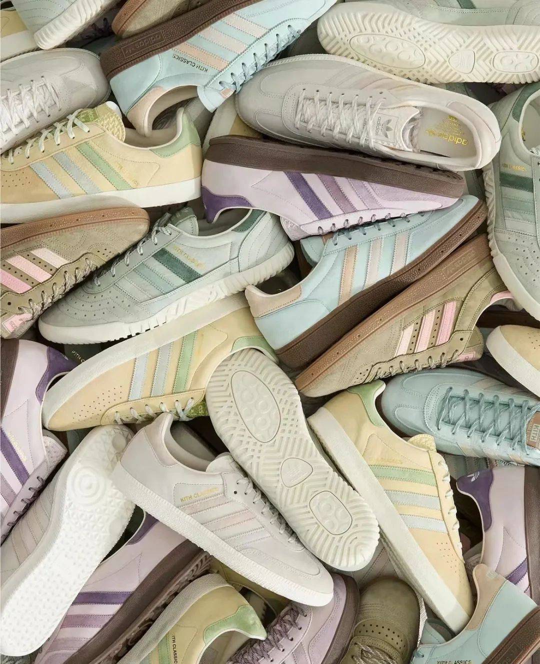 氛围感配色合集，KITH x Adidas放大招了_Logo_颜色_合作