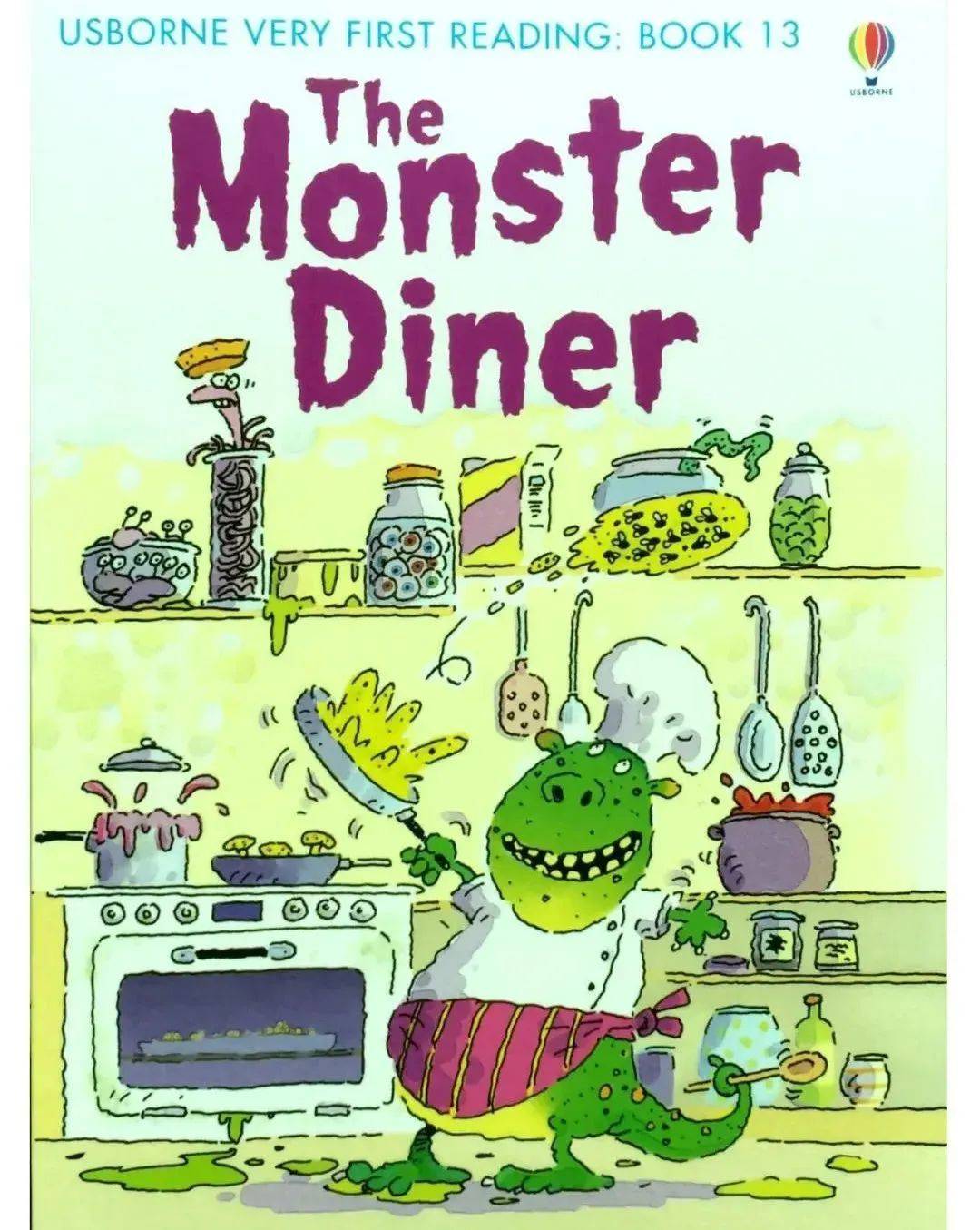 【Gwen读绘本】The Monster Diner 怪兽餐厅_英语_启蒙_时光