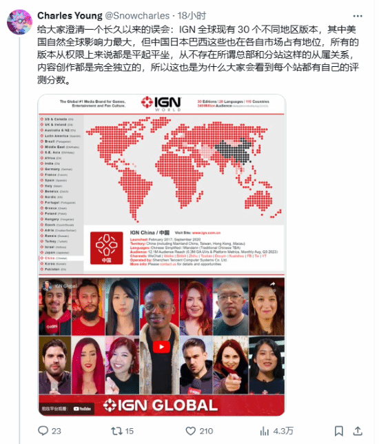 IGN主编盛赞《黑神话：悟空》 记者：国内区独立评测不存在任何问题_Charles_中国_Young