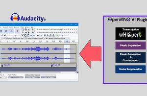 Intel为 推出适用于Audacity 的免费AI 驱动插件 OpenVINO_工具包_音乐_噪音