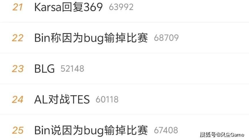 Bin口碑崩塌！LPL官方高层震怒，他究竟错在了哪里？_比赛_观众_数据