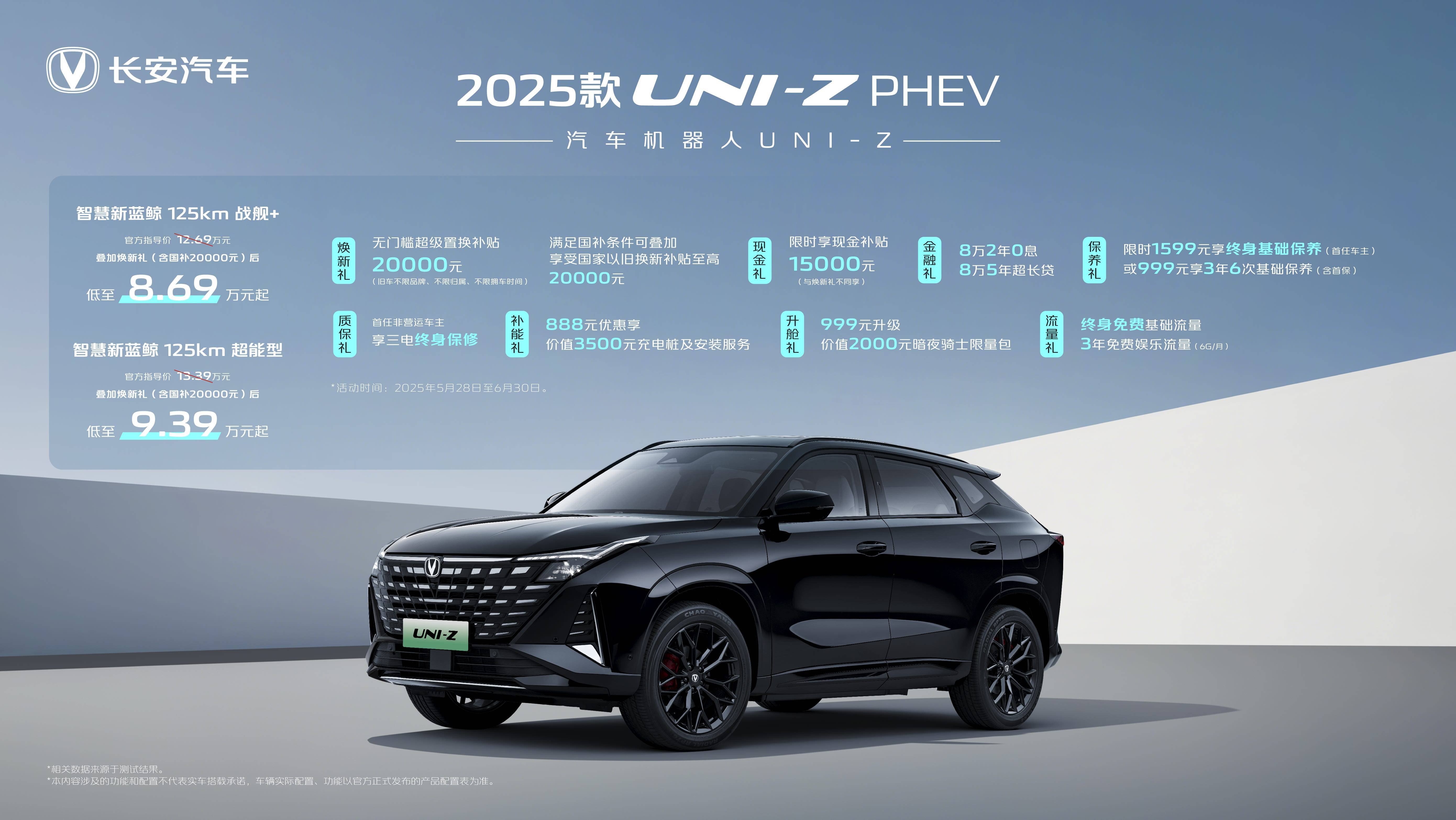 2025款长安UNI-Z上市，新蓝鲸发动机加持，补贴后最低8.09万元起！_搜狐汽车_搜狐网