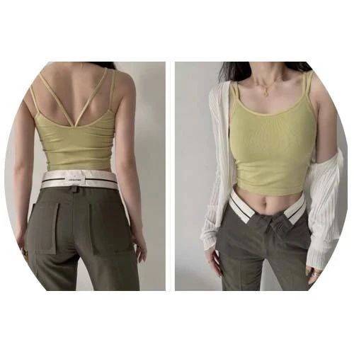 限时优惠，99两件！半练bra-in吊带团购专场，显瘦+带Bra+遮副乳，免穿内衣更舒适_Bra-in_背心_上身