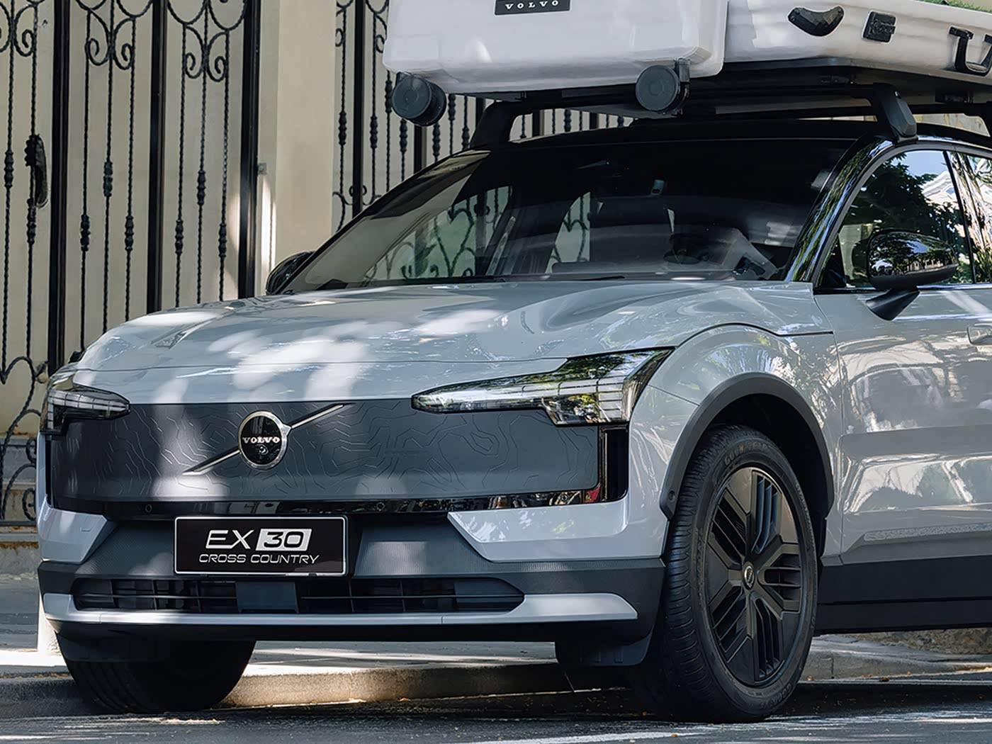 沃尔沃EX30 Cross Country小型SUV越野版7月17日上市，升级悬架更适配户外_搜狐汽车_搜狐网