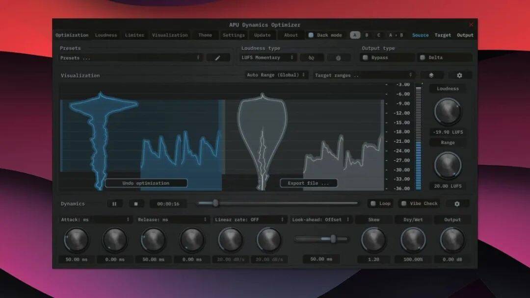 APU 软件将响度系列更新至 v5版本_Limiter_TrueGain_Contour